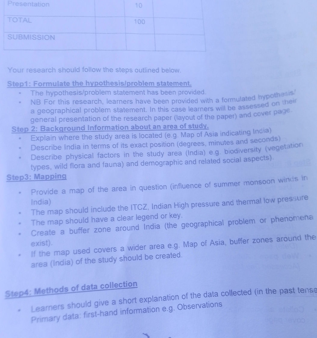 Your research should follow the steps | StudyX