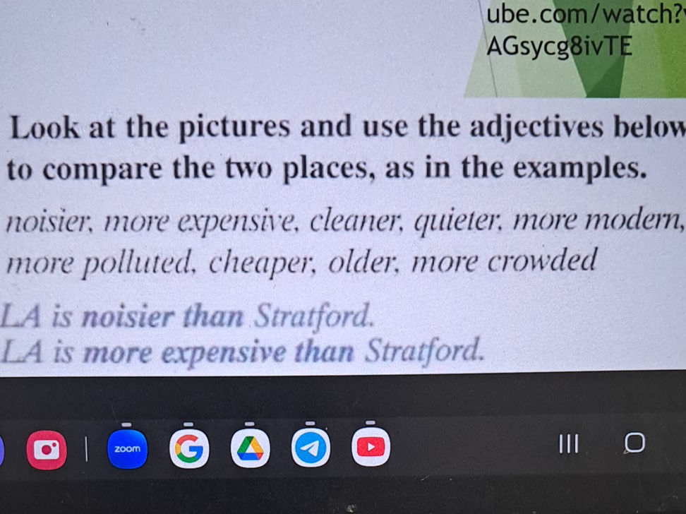 Look at the pictures and use the adjectives | StudyX