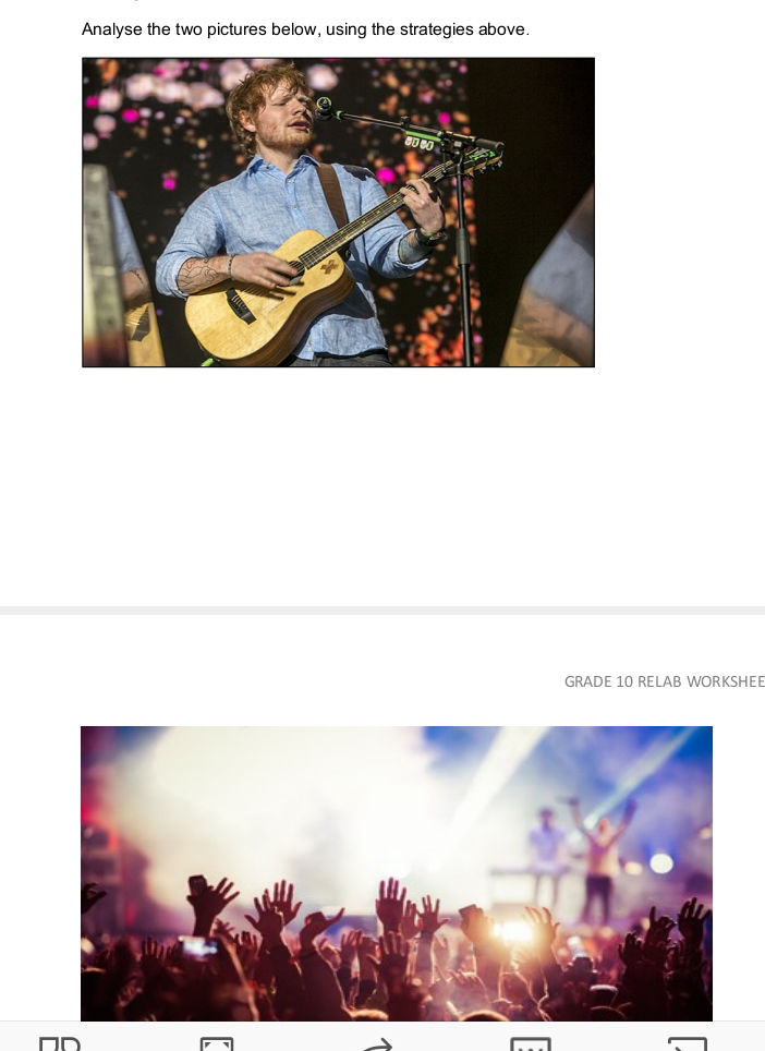 Analyse the two pictures below, using the | StudyX