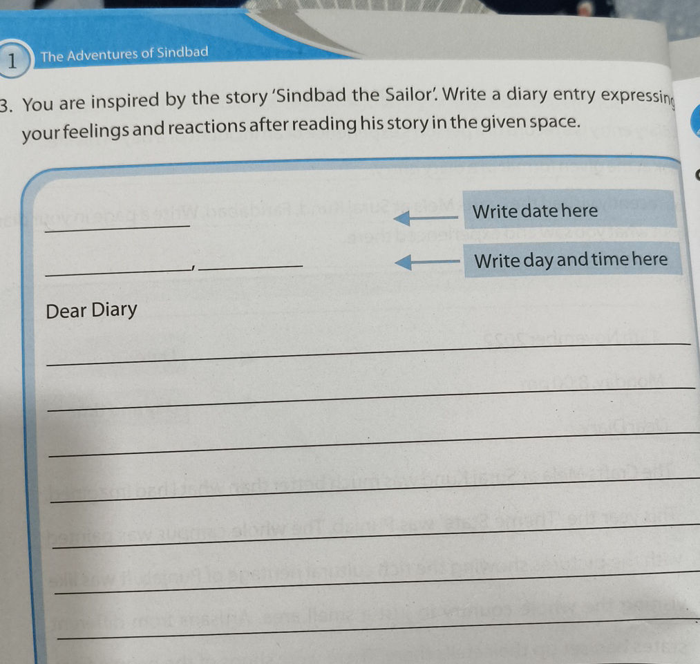 3. You are inspired by the story 'Sindbad | StudyX