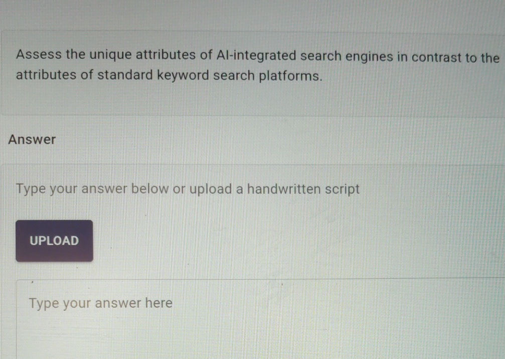 Assess the unique attributes of | StudyX