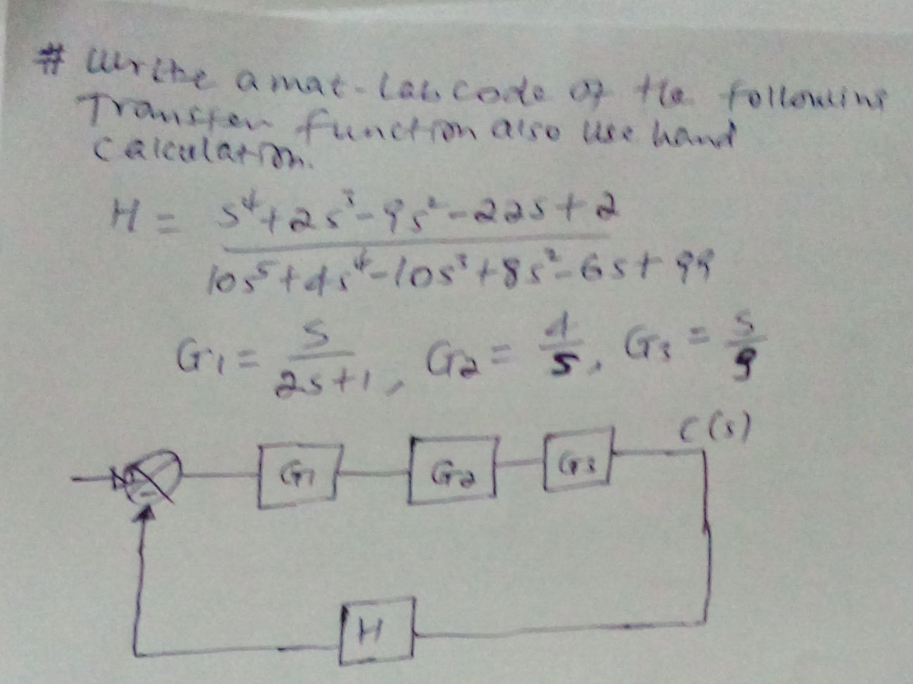 # Write a mat-Lab code of the following | StudyX