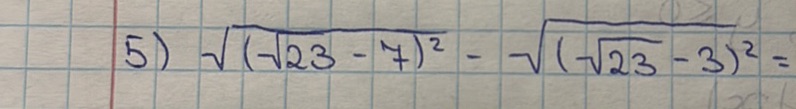 Simplifying Square Roots: $\sqrt{(-23-7)^2} | StudyX