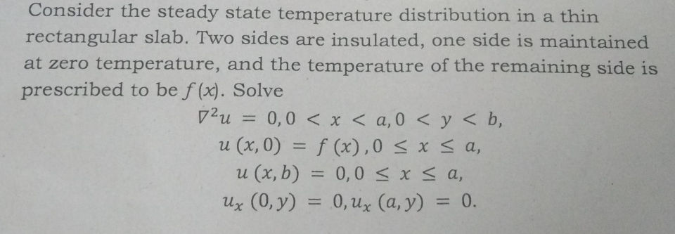 Consider the steady state temperature | StudyX