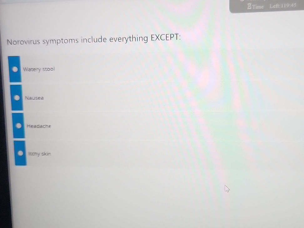 Norovirus symptoms include everything | StudyX