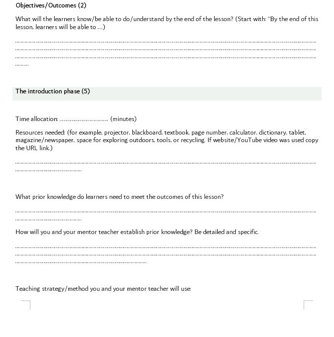 Objectives/Outcomes (2) What will the | StudyX