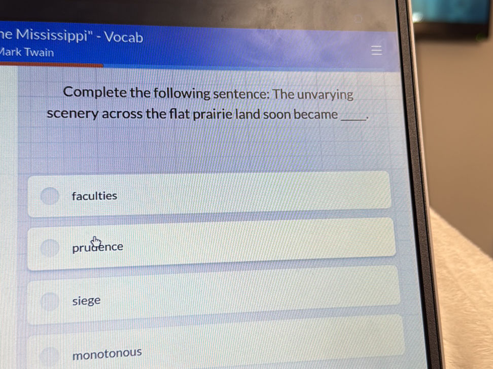 Complete the following sentence: The | StudyX