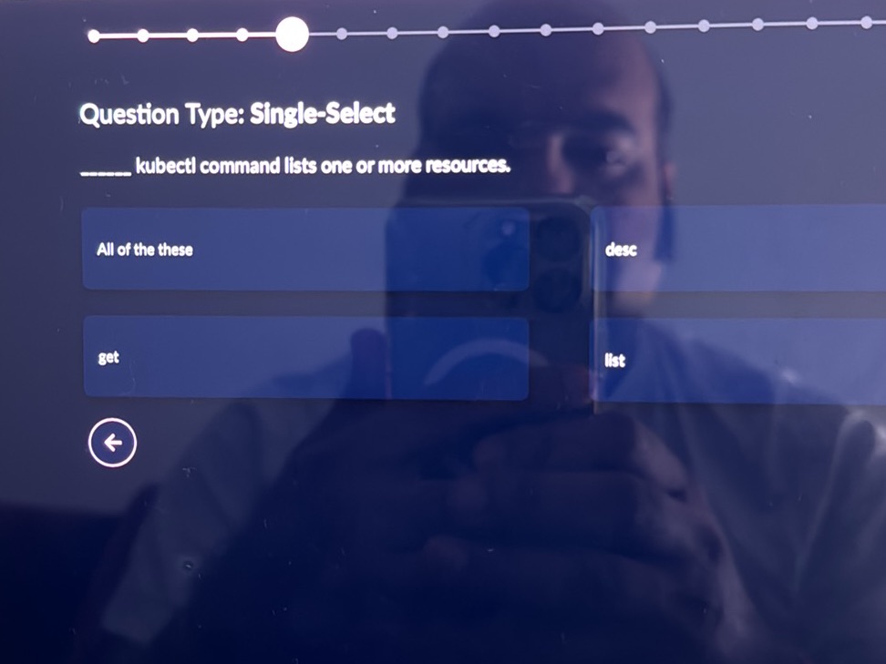 kubectl command lists one or more resources. | StudyX