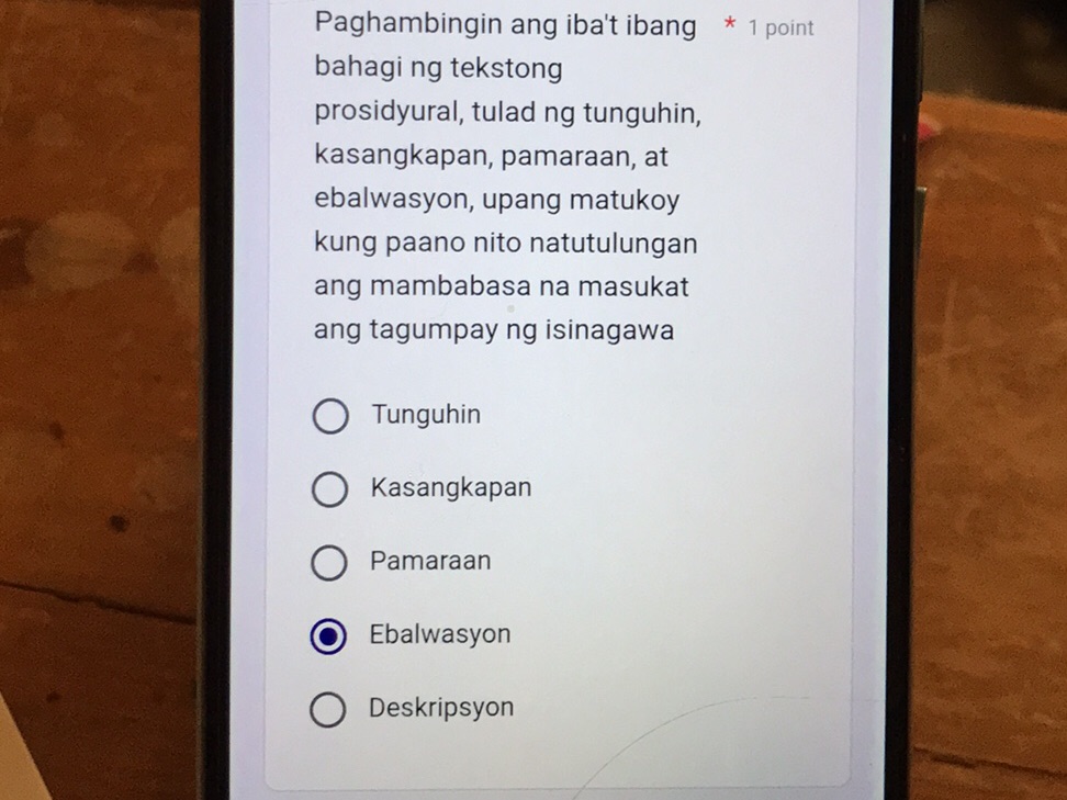 Paghambingin ang iba't ibang bahagi ng | StudyX
