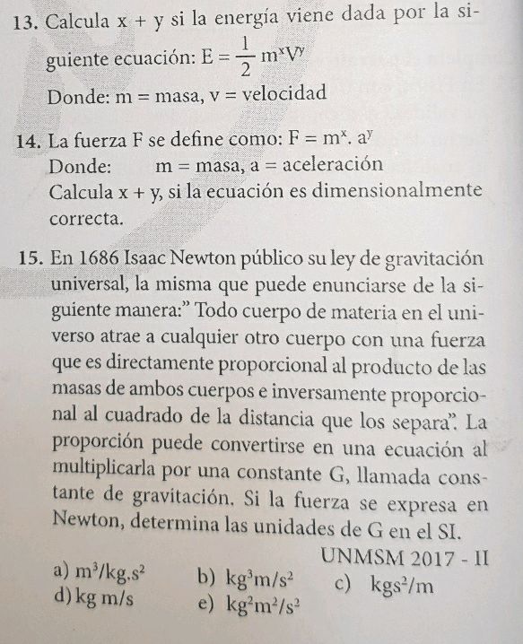 13. Calcula x + y si la energía viene dada | StudyX