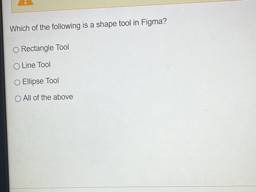 Which of the following is a shape tool in | StudyX