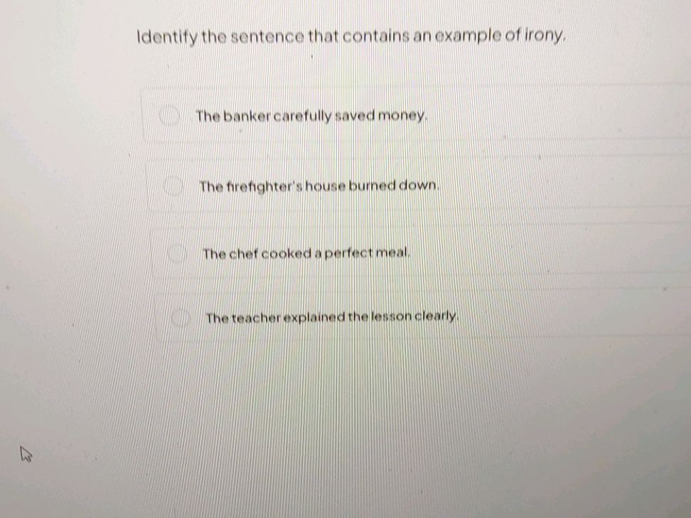 Identify the sentence that contains an | StudyX