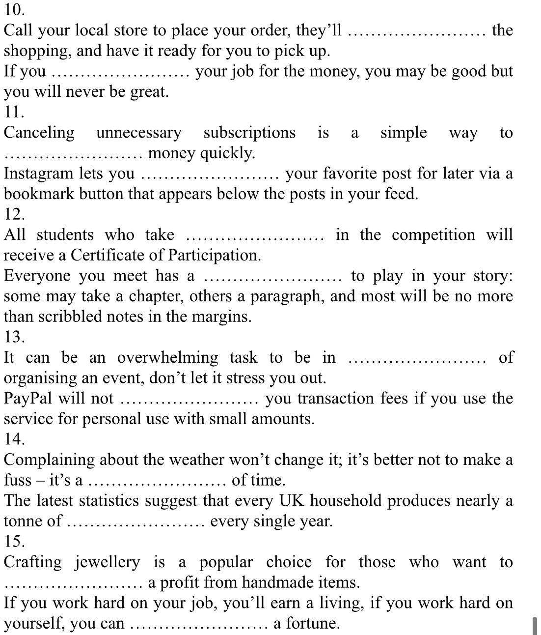 10. Call your local store to place your | StudyX