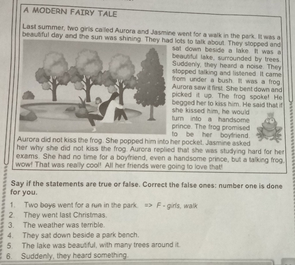 Say if the statements are true or false. | StudyX