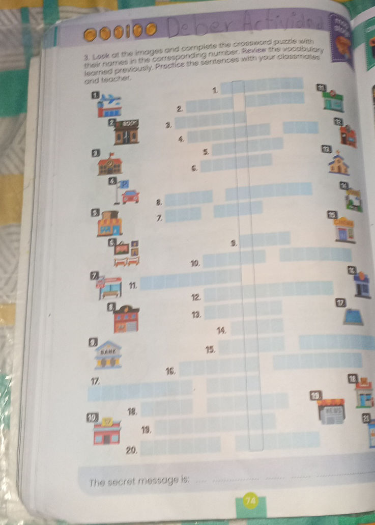 3. Look at the images and complete the | StudyX