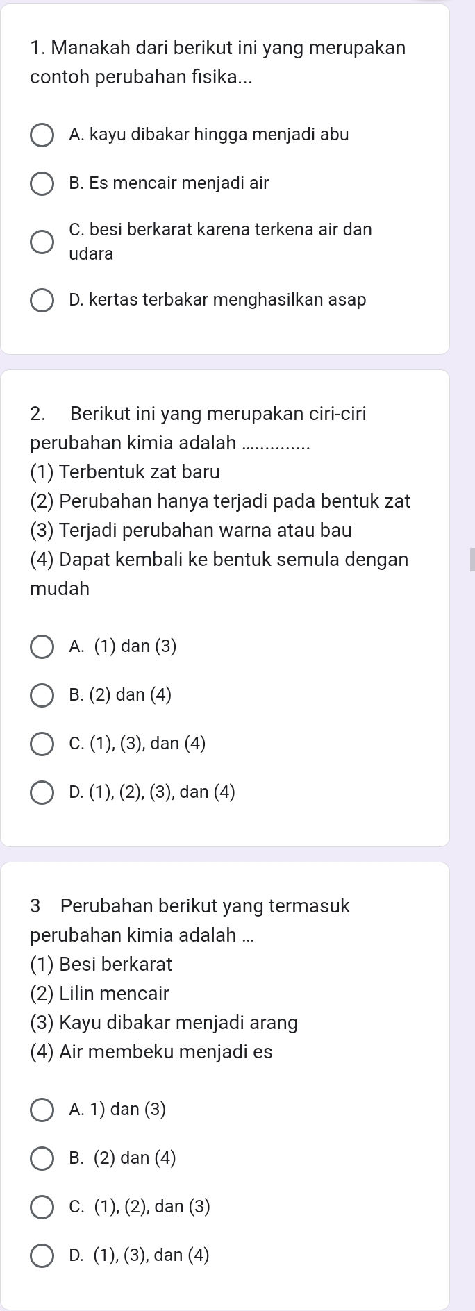 1. Manakah dari berikut ini yang merupakan | StudyX
