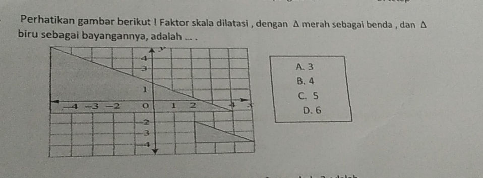 Perhatikan gambar berikut! Faktor skala | StudyX