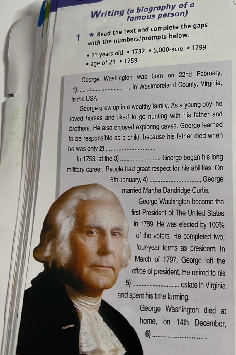 Writing (a biography of a famous person) | StudyX