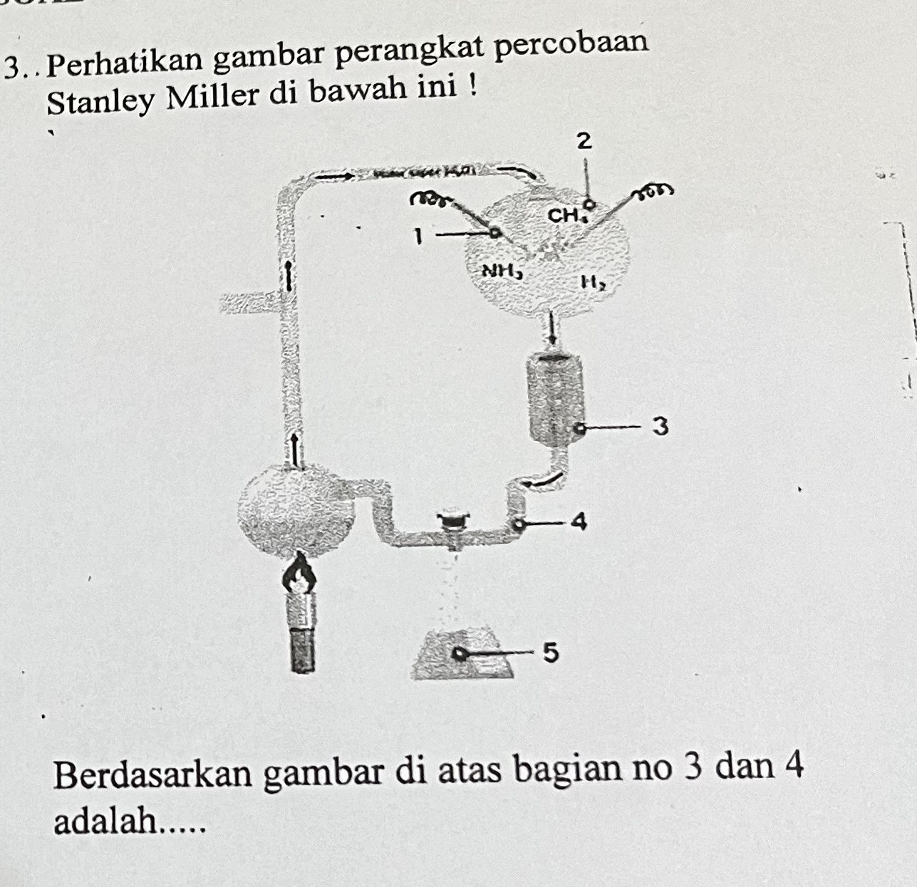 3.. Perhatikan gambar perangkat percobaan | StudyX