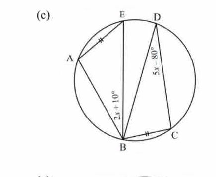 The image shows a circle with inscribed | StudyX