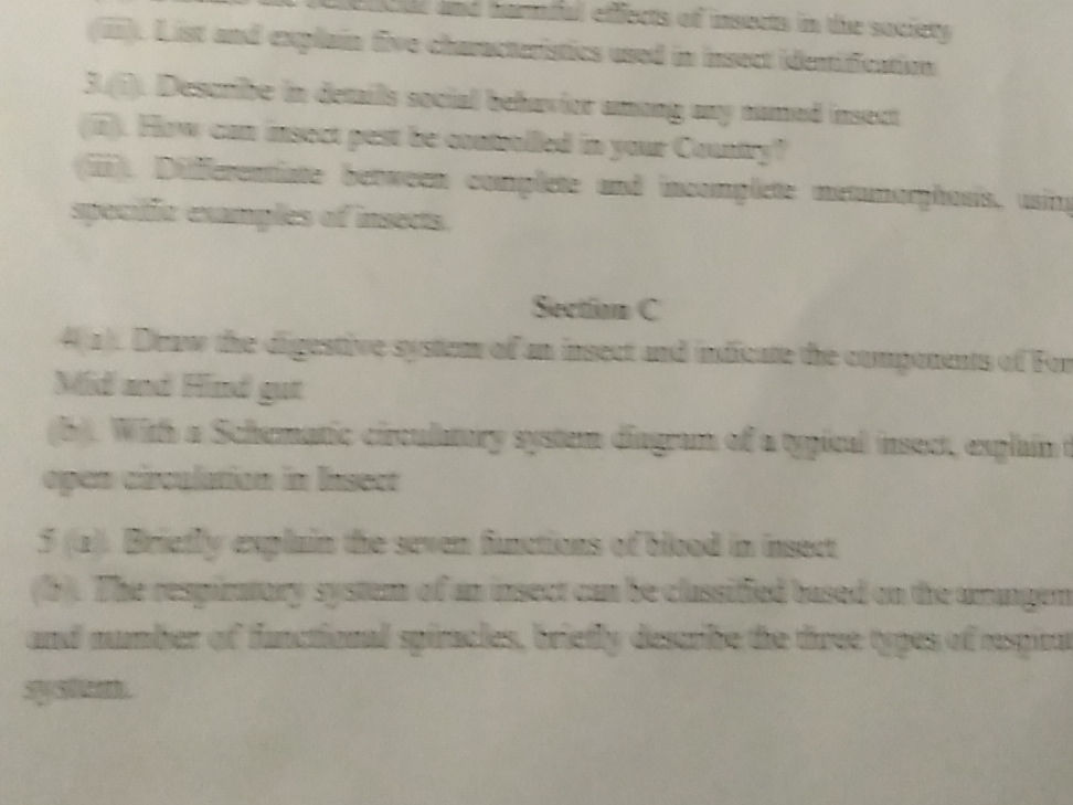 (ii). List and explain five characteristics | StudyX