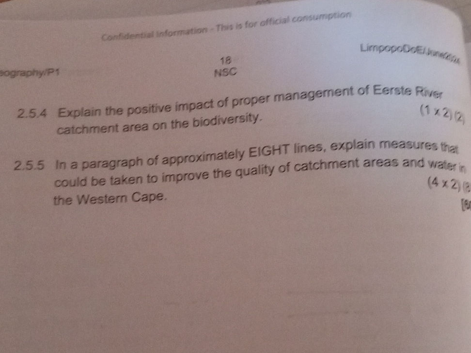 2.5.4 Explain the positive impact of proper | StudyX