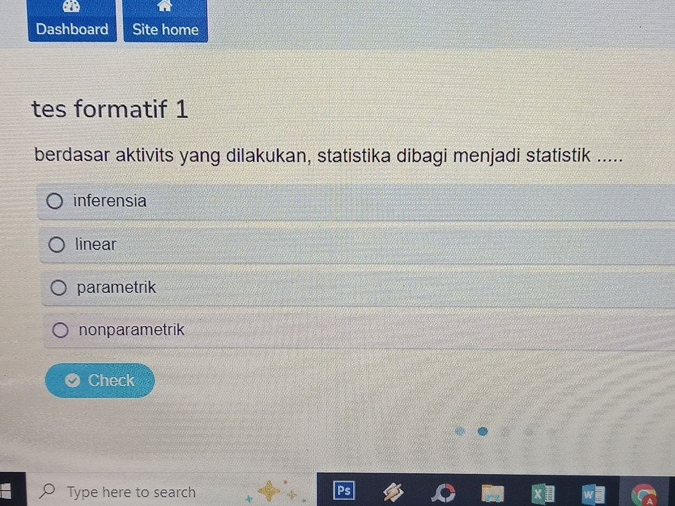 tes formatif 1 berdasar aktivits yang | StudyX