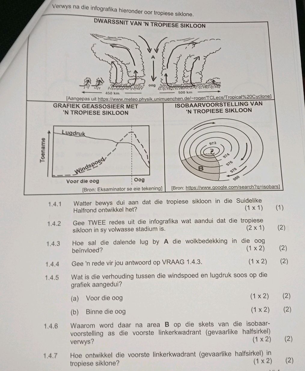 1.4.1 Watter bewys dui aan dat die tropiese | StudyX