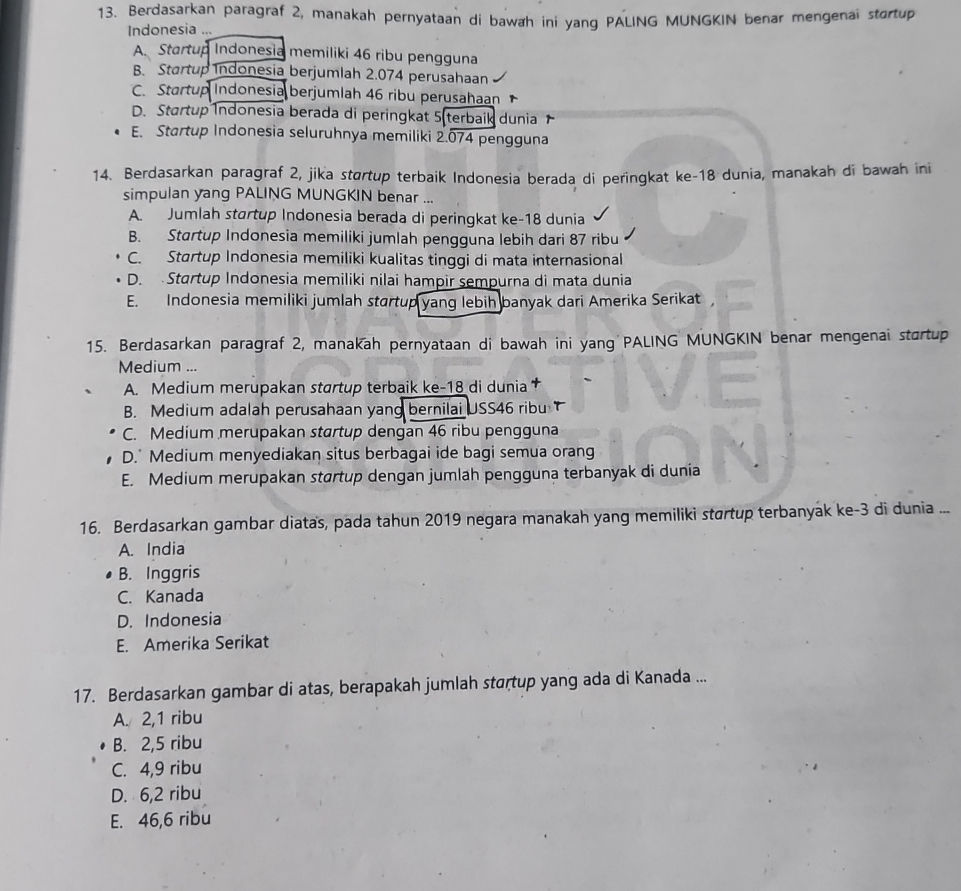 13. Berdasarkan paragraf 2, manakah | StudyX