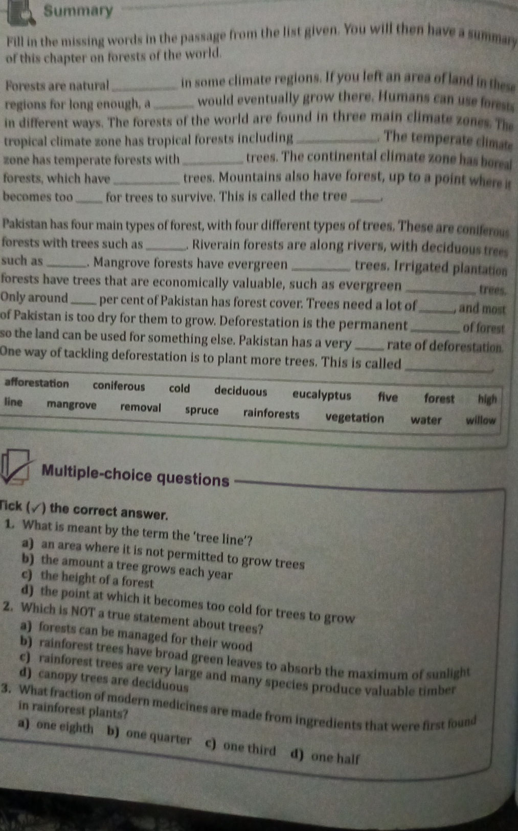 1. What is meant by the term the 'tree | StudyX