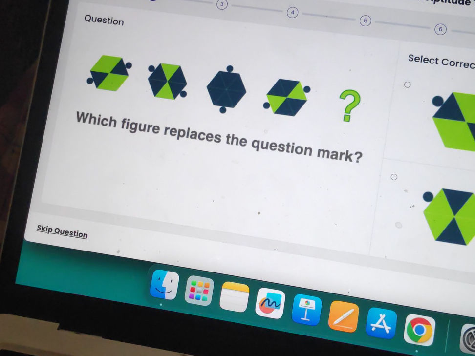 Which figure replaces the question mark | StudyX