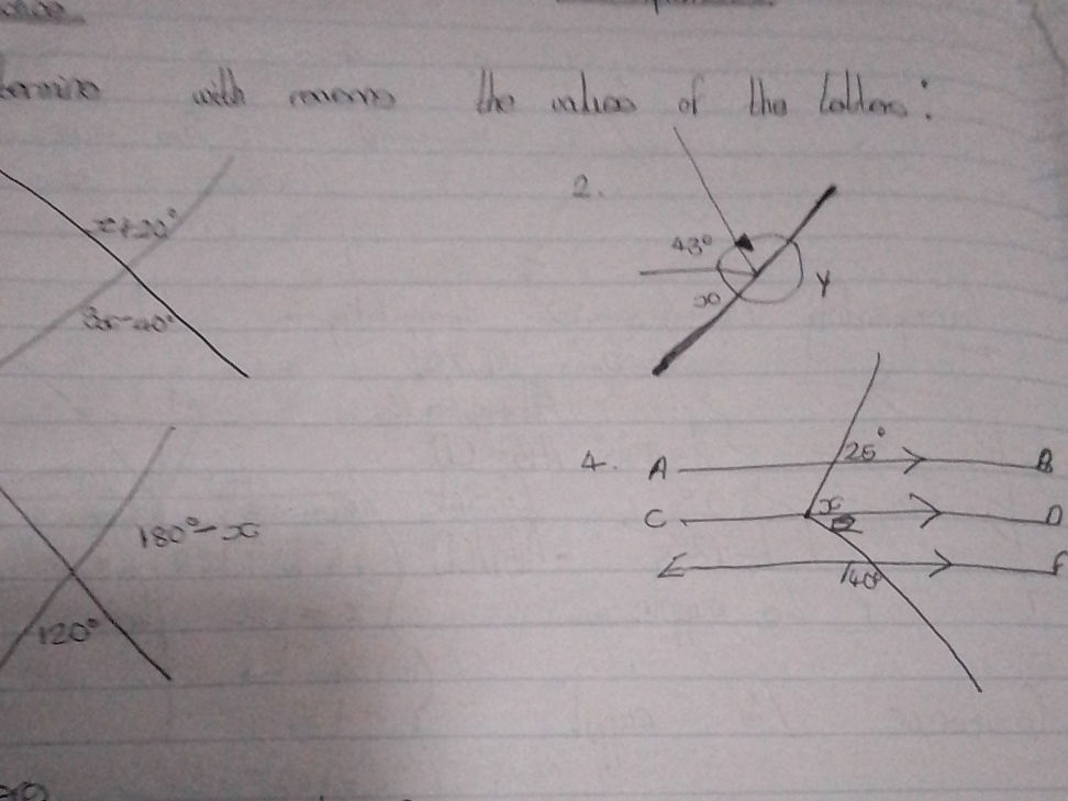 Determine with reasons the values of the | StudyX