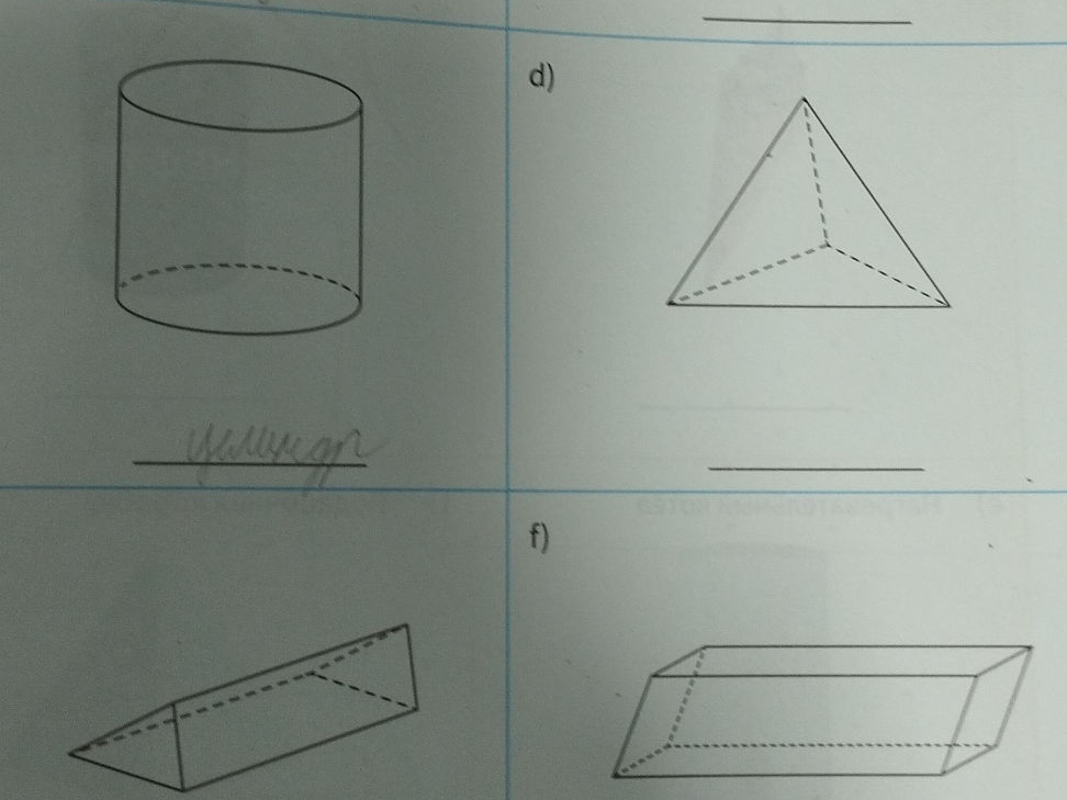 Identify the following 3D shapes. (Images | StudyX