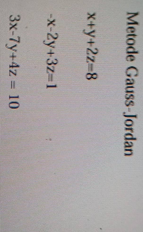 Solve the following system of equations | StudyX