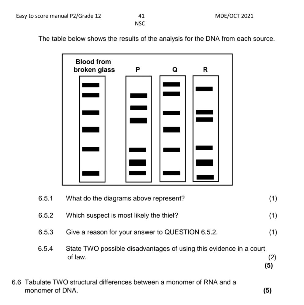 6.5.1 What do the diagrams above represent? | StudyX