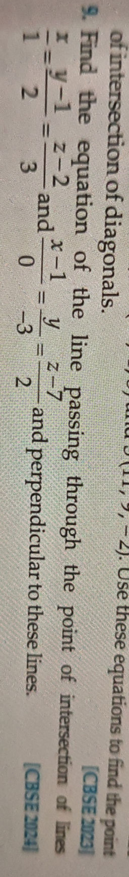 Find the equation of the line passing | StudyX