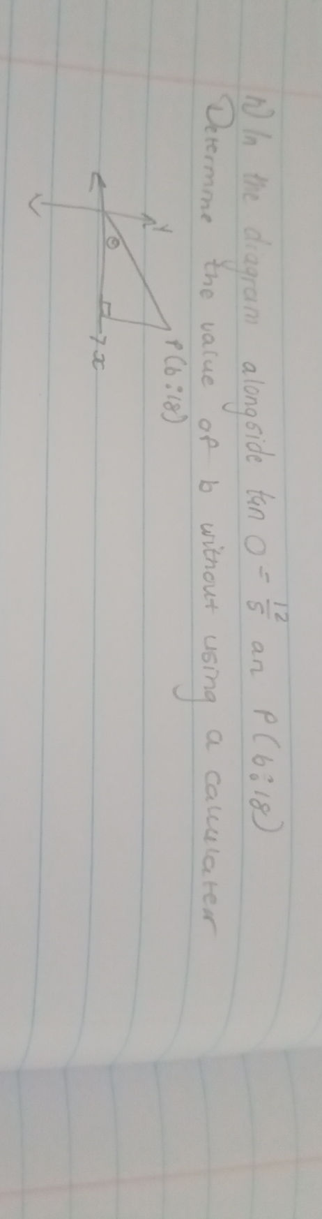 1) In the diagram alongside $tan heta = | StudyX