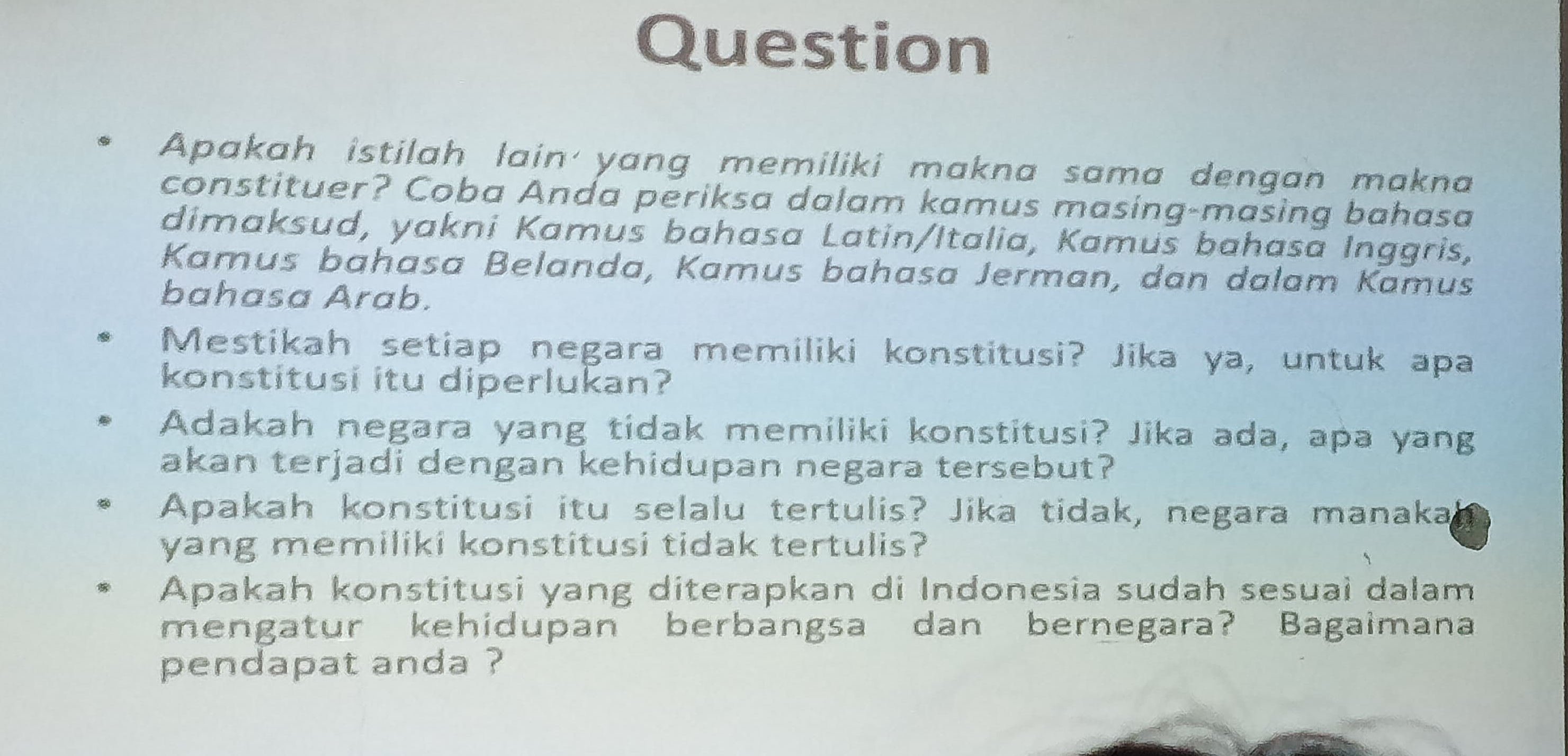 Apakah istilah lain yang memiliki makna sama | StudyX