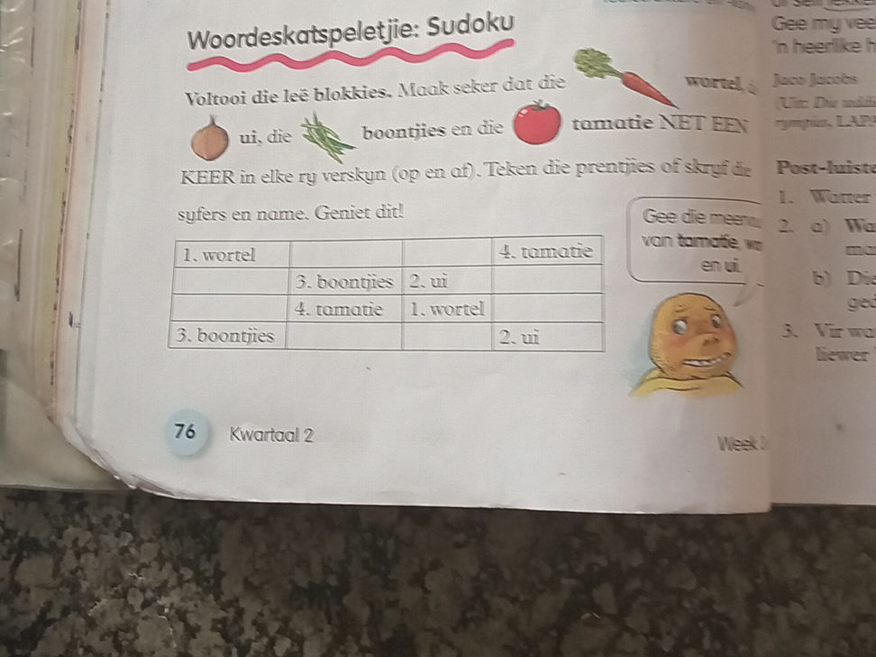 Voltooi die leë blokkies. Maak seker dat die | StudyX