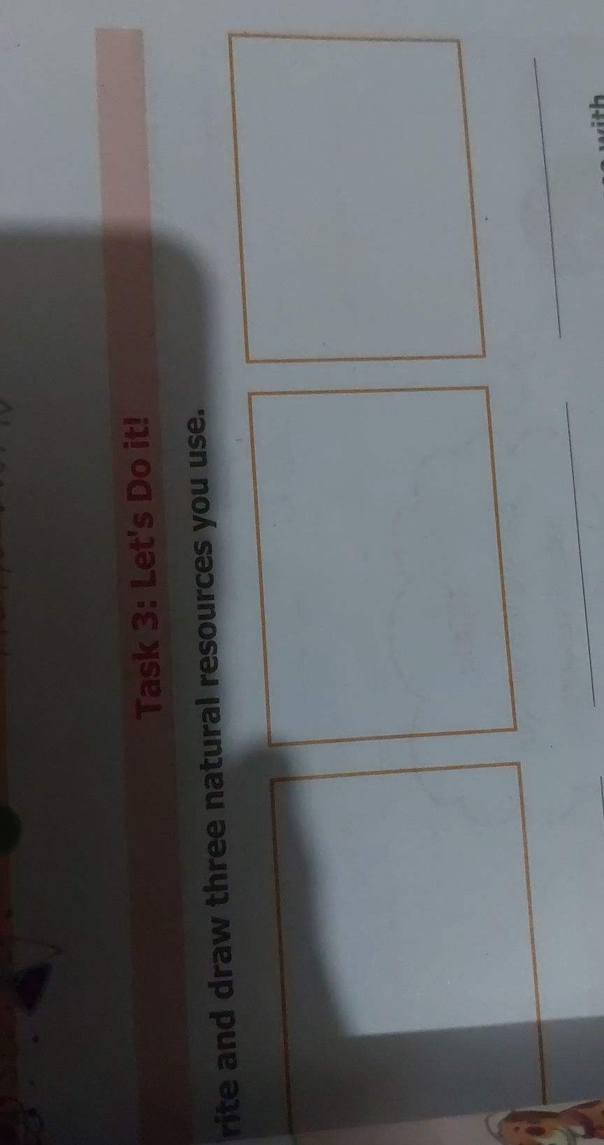 Task 3: Let's Do it! Write and draw three | StudyX