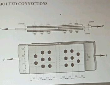The image shows diagrams of bolted | StudyX