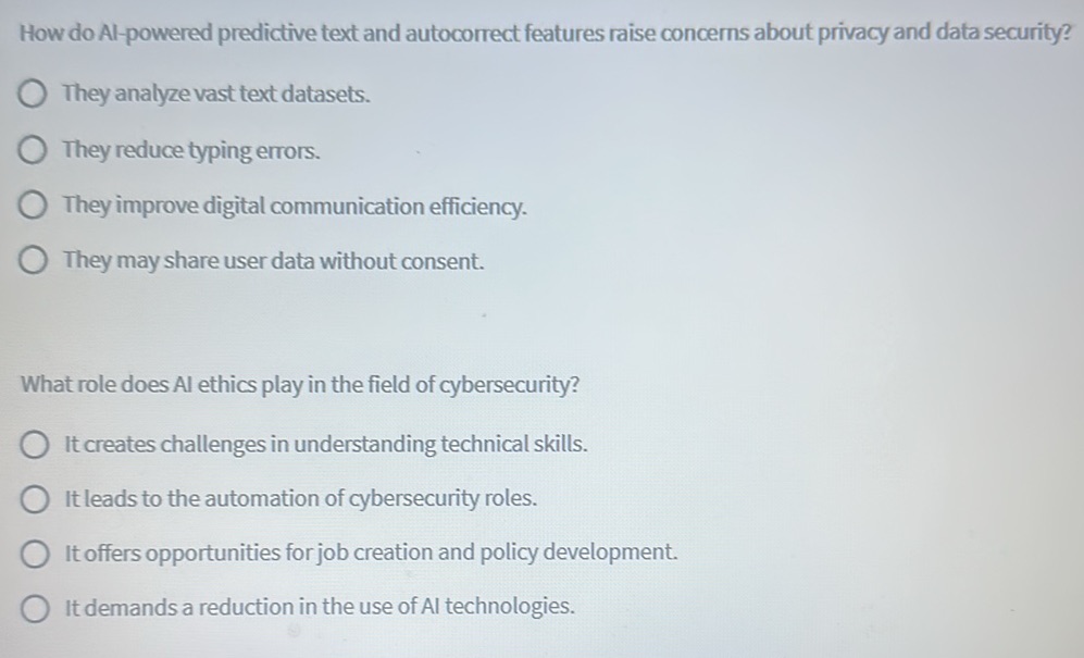 How do Al-powered predictive text and | StudyX