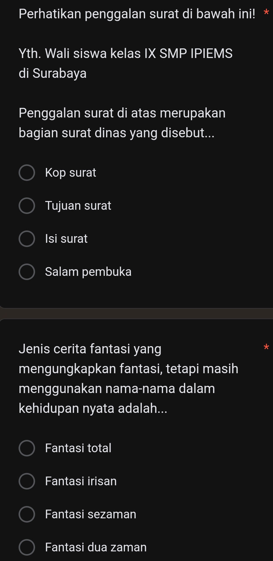 Perhatikan penggalan surat di bawah ini! | StudyX