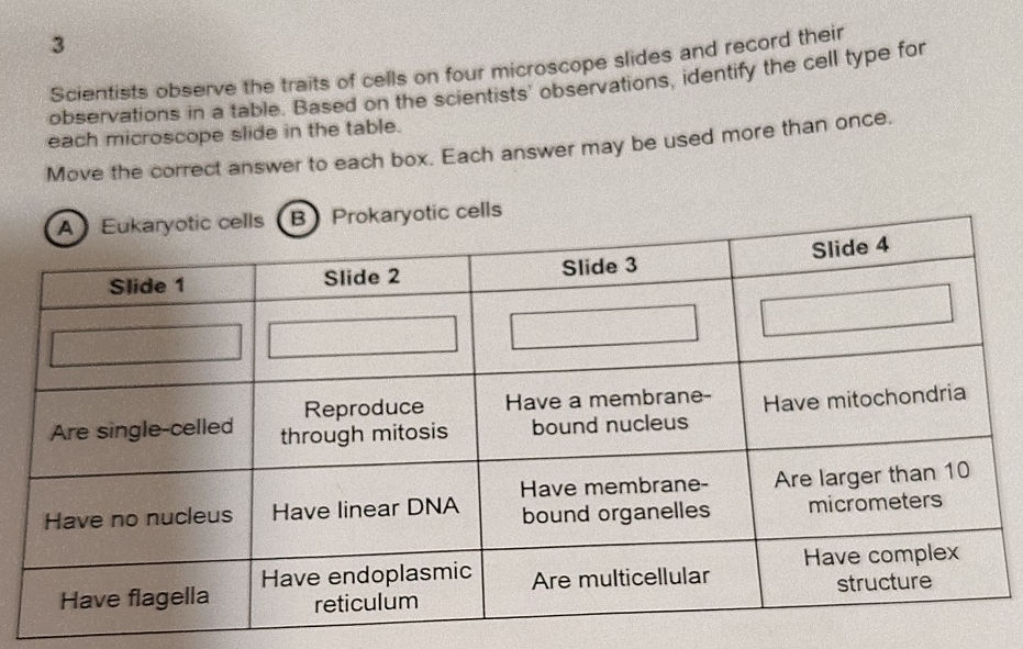 Scientists observe the traits of cells on | StudyX