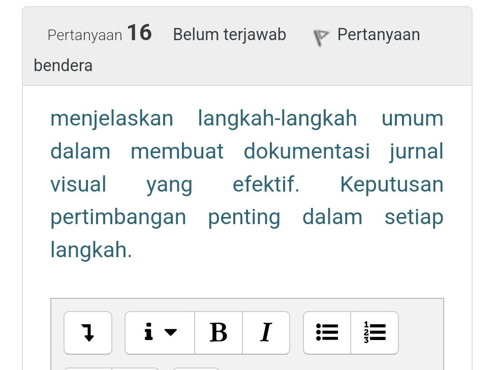 menjelaskan langkah-langkah umum dalam | StudyX