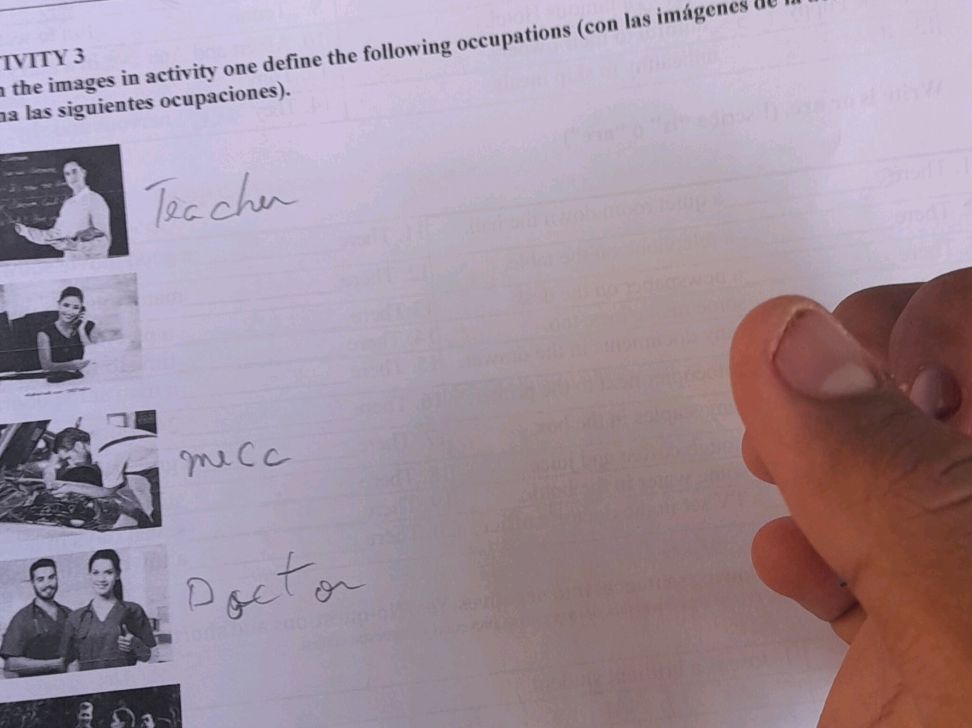 Define the following occupations: Teacher | StudyX