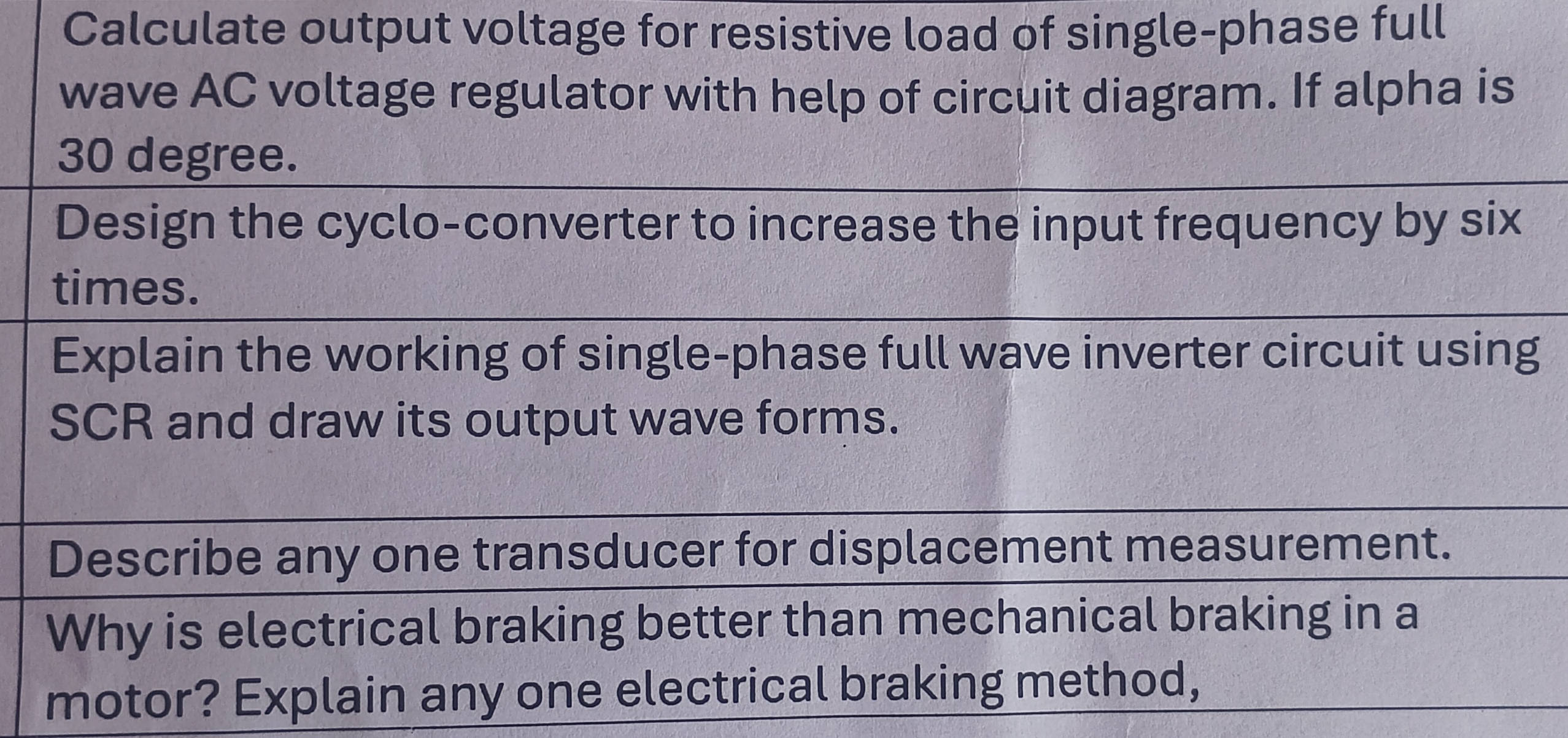Calculate output voltage for resistive load | StudyX
