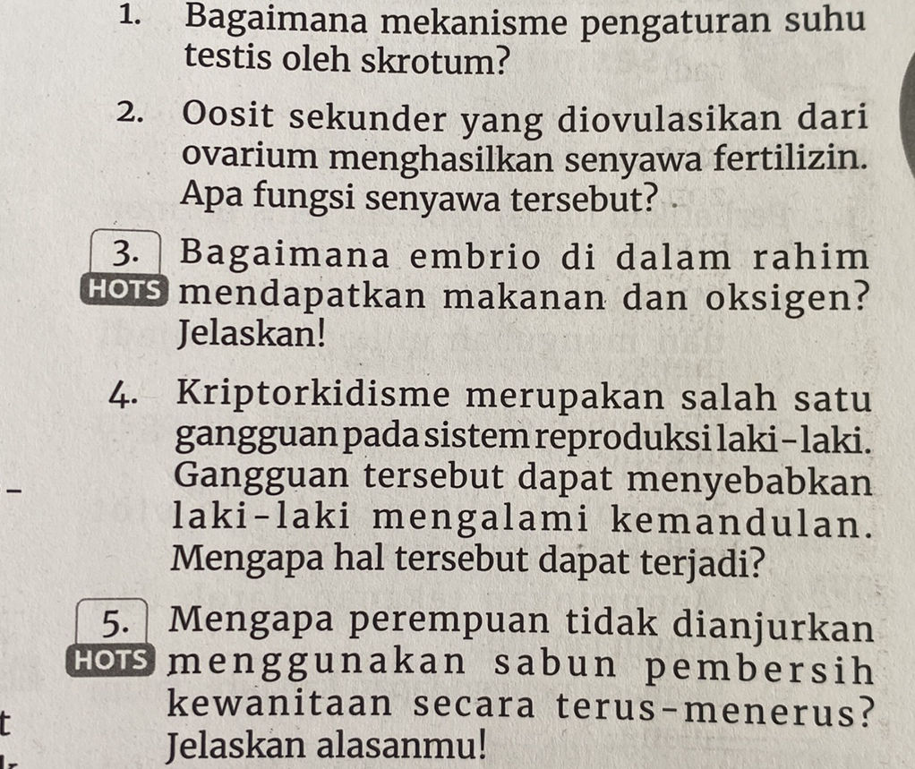 1. Bagaimana mekanisme pengaturan suhu | StudyX