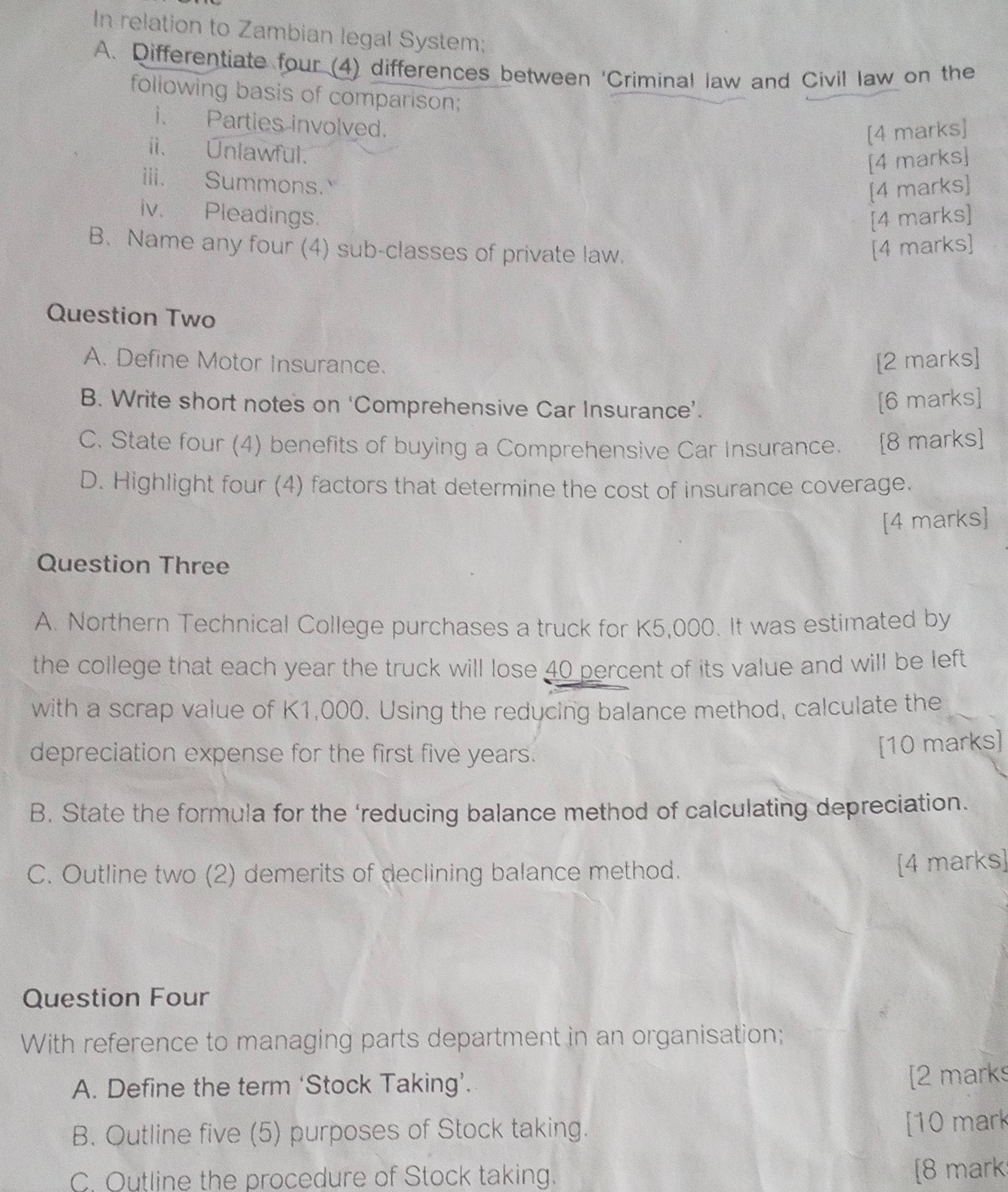A. Differentiate four (4) differences | StudyX
