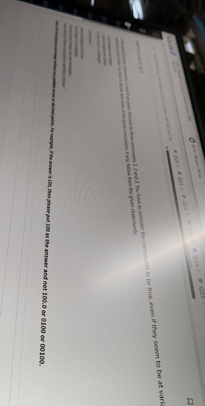 The question below statements 1, 2 and 3. | StudyX